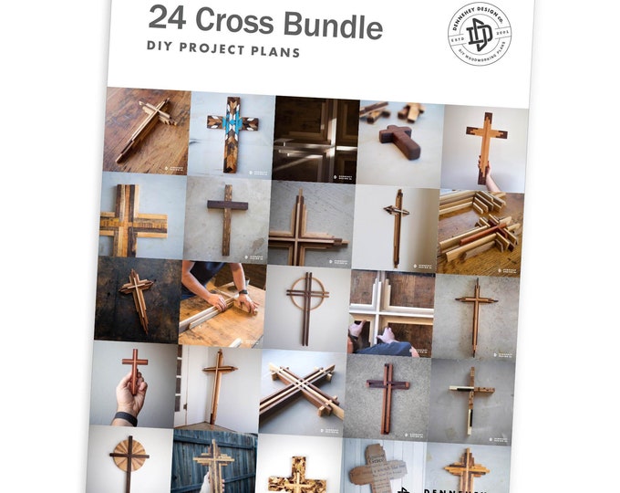 24 Crosses DIY Project Plan Bundle - Etsy