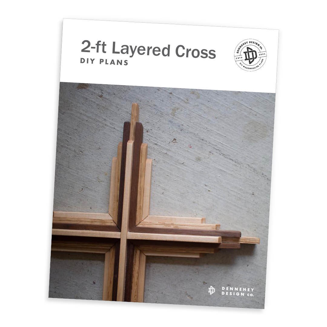 Two-foot-tall DIY Wooden Cross Plans - Etsy
