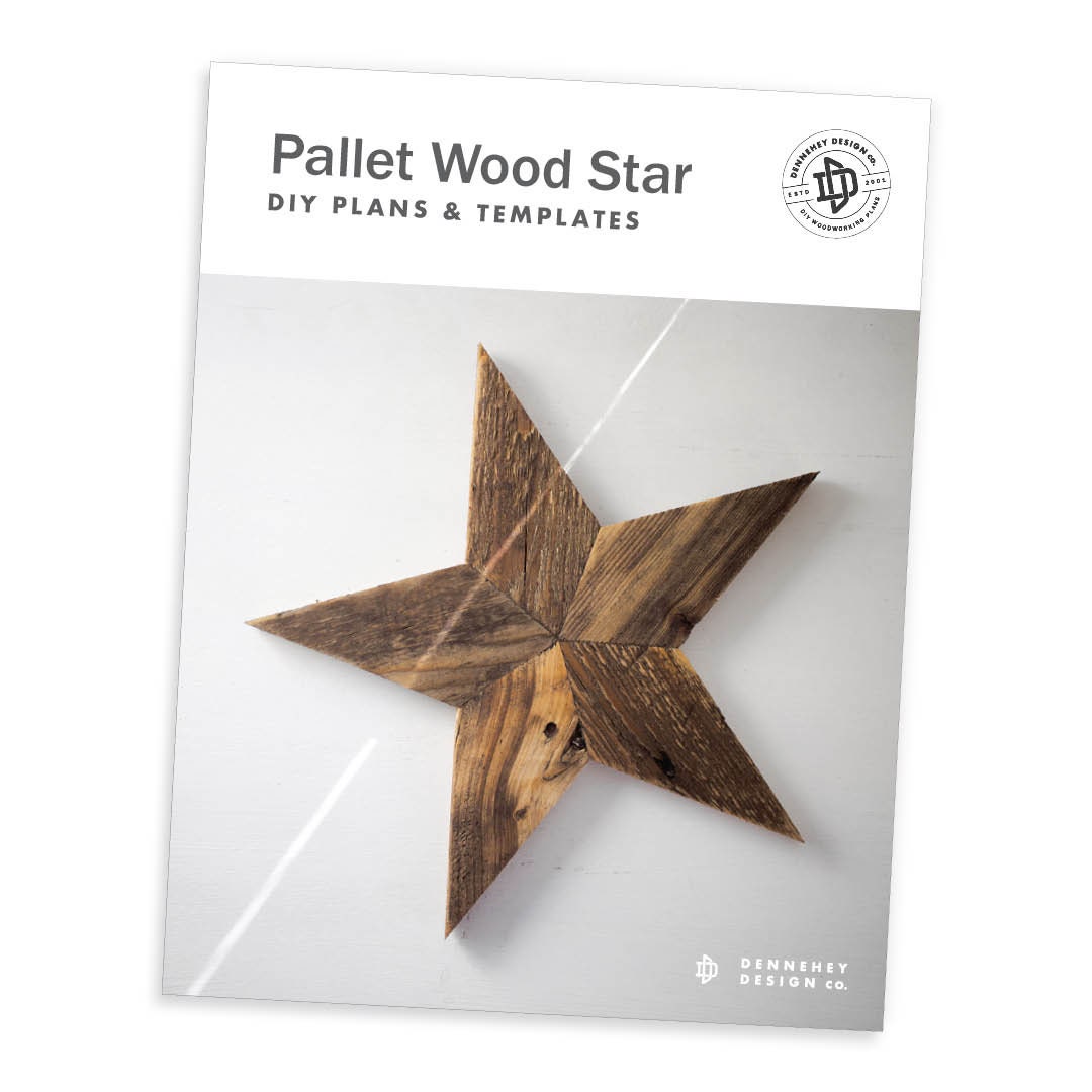 Pallet Wood Star DIY Plans and Templates - Etsy