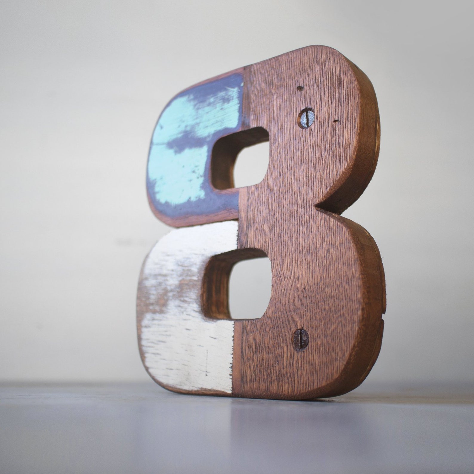Wooden Numbers & Symbols - Etsy
