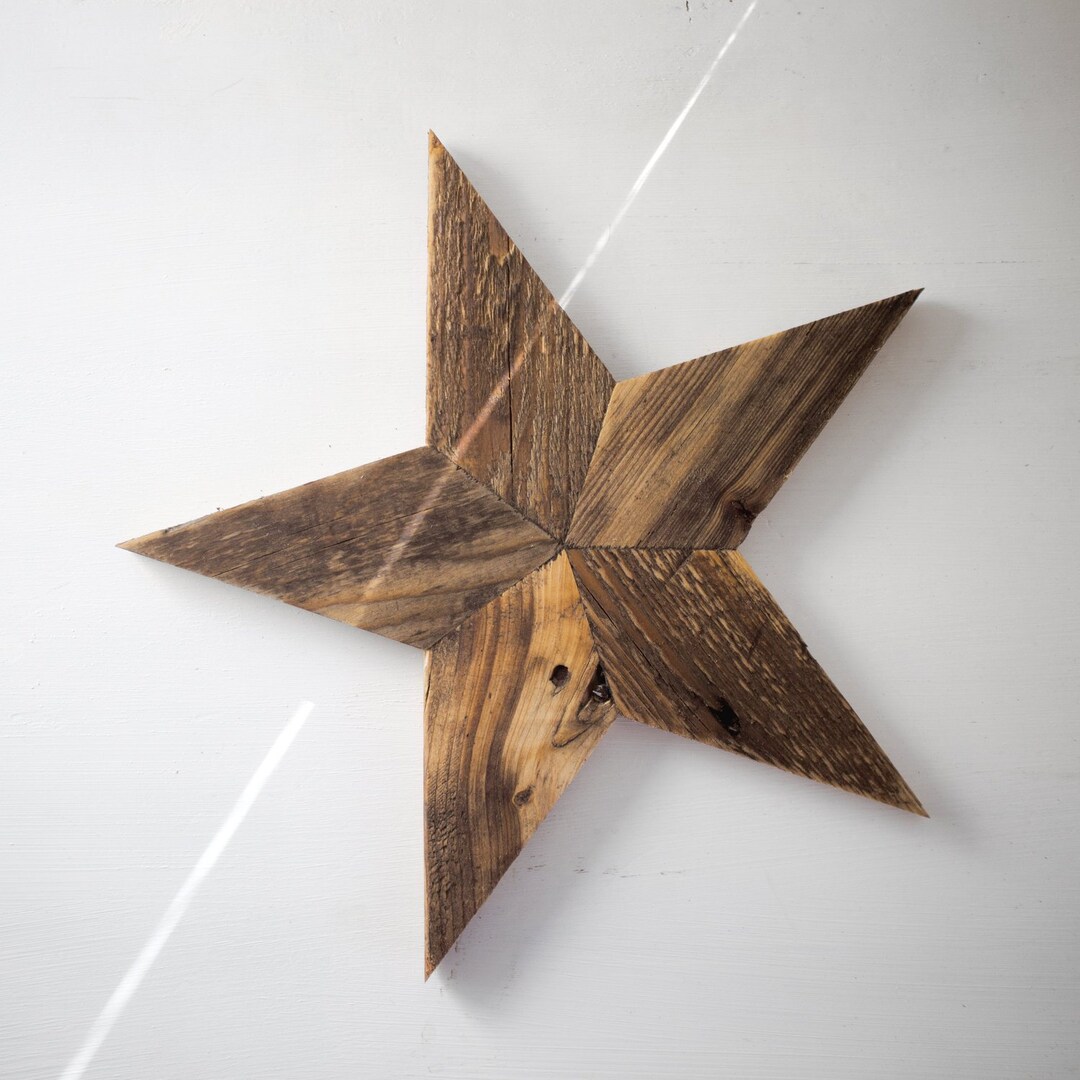 Rustic Pallet Wood Star - Etsy