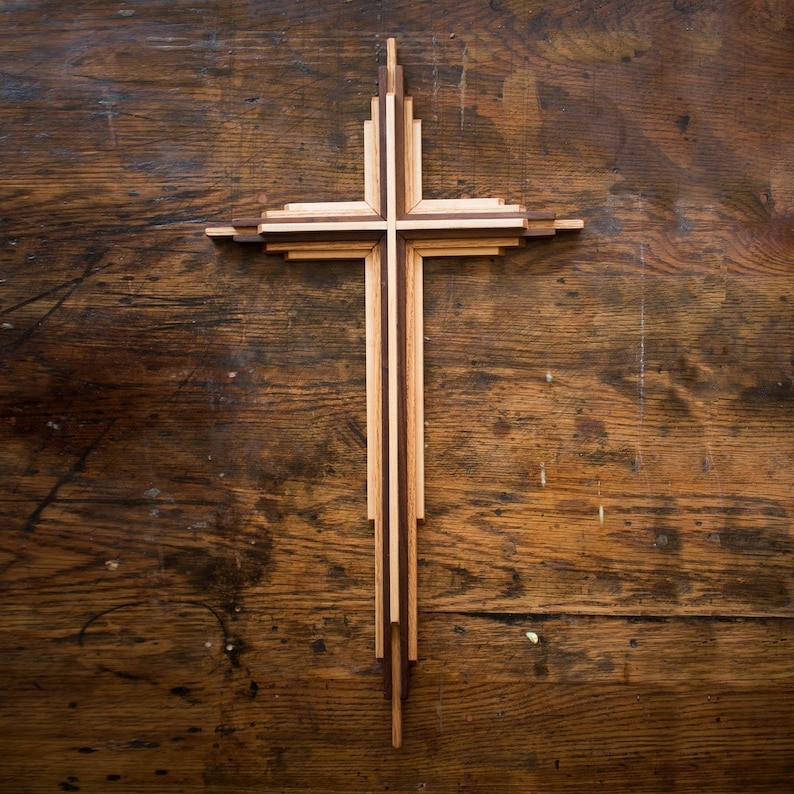 Grandes cruces de madera - Etsy México