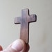 Solid Wood Pocket Crosses Maple and Walnut - Etsy