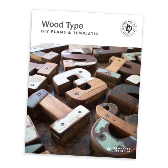 DIY Wood Type Plans & Templates - Etsy