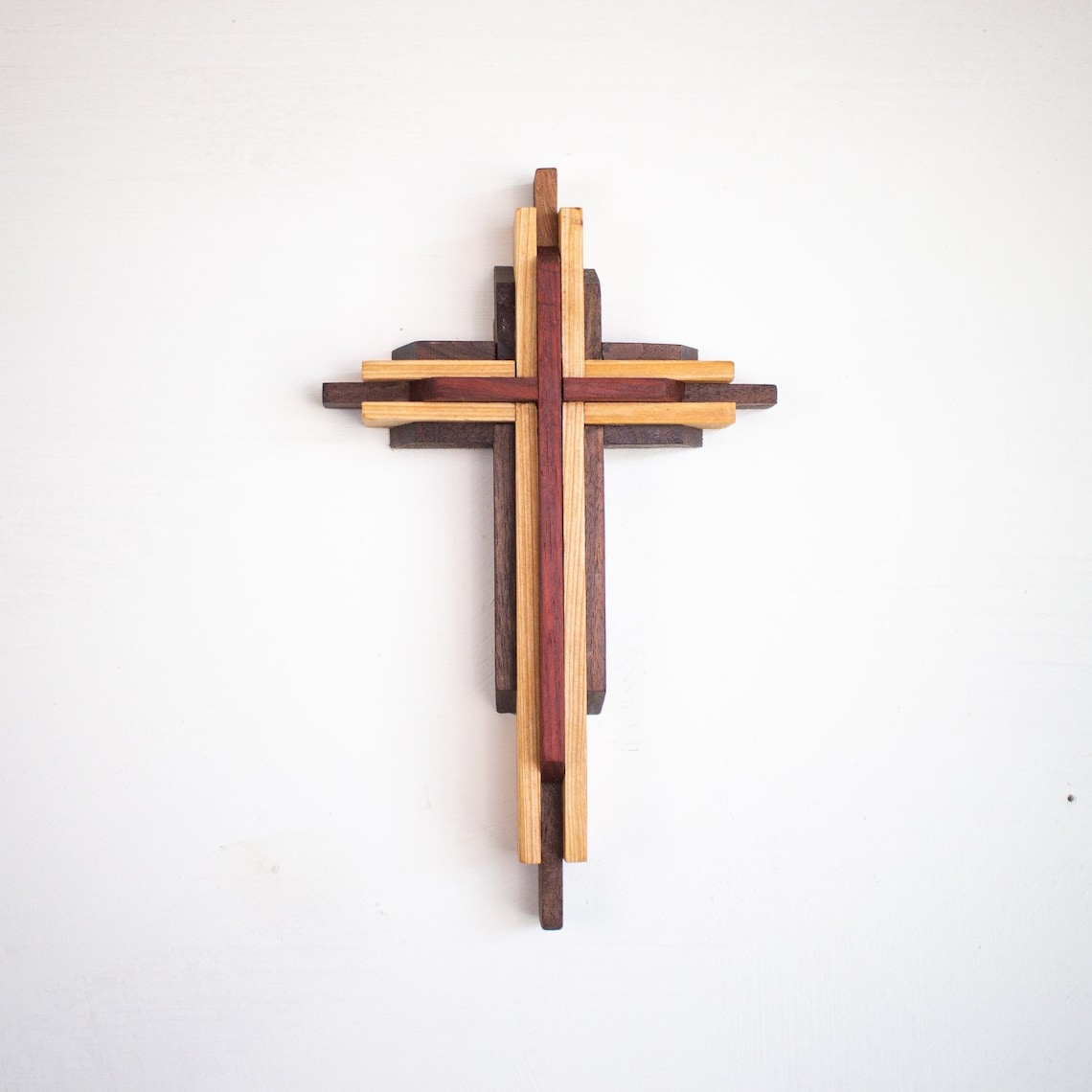 Small Layered Cross - Etsy
