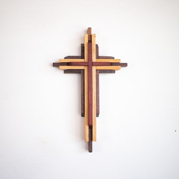 Small Layered Cross - Etsy
