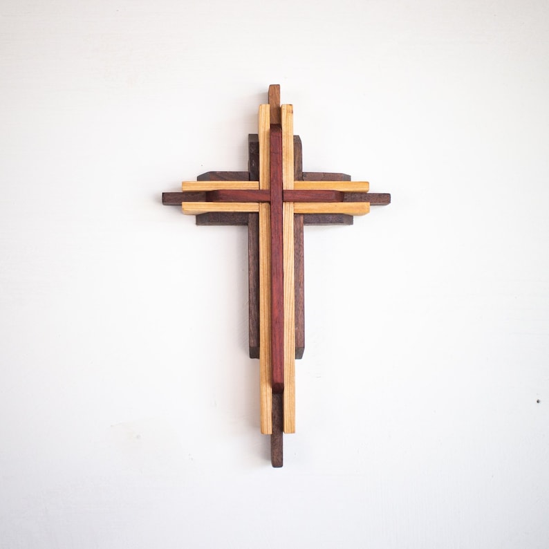 Small Layered Cross - Etsy