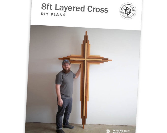 DIY 9-inch Wooden Cross Plans - Etsy