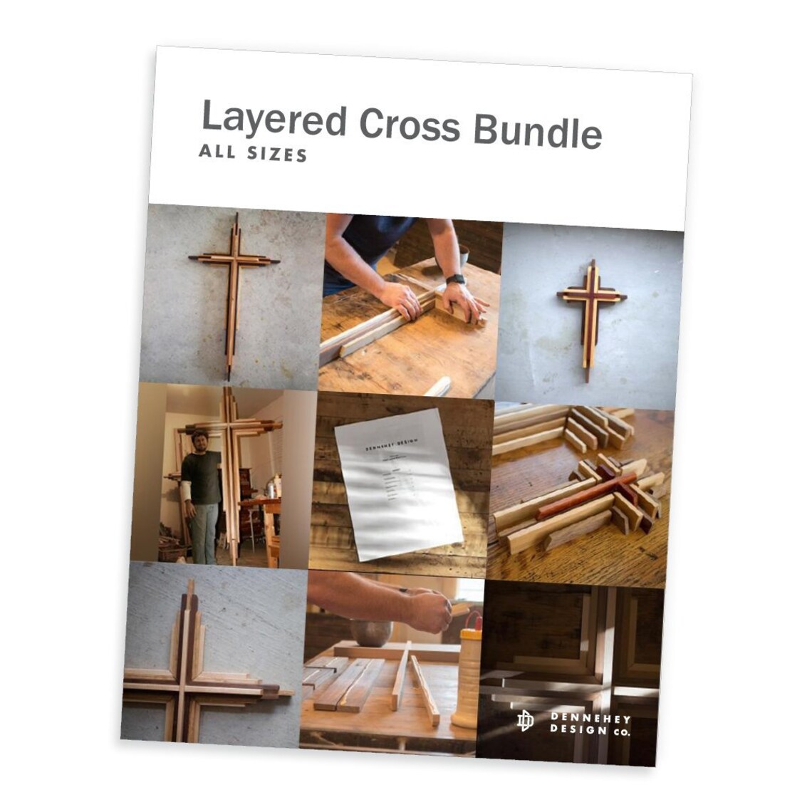 Layered Cross DIY Project Plan Bundle - Etsy