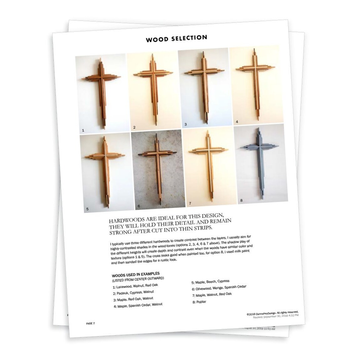 Layered Cross DIY Project Plan Bundle - Etsy