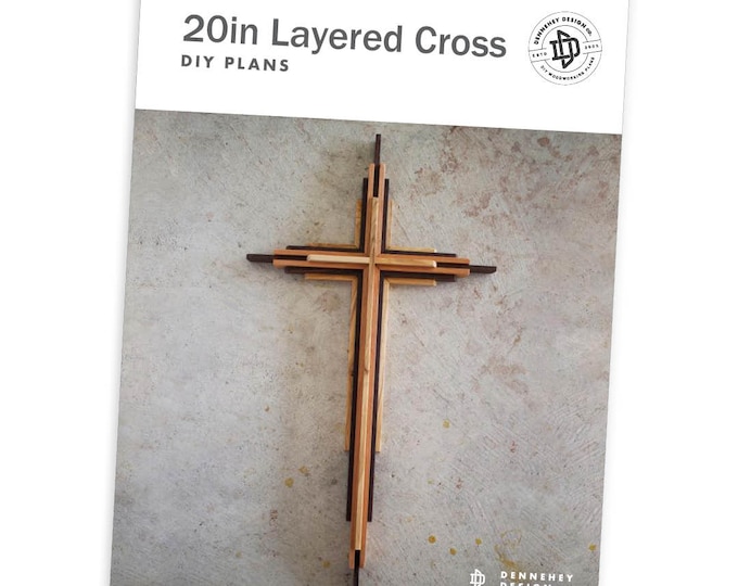 DIY 9-inch Wooden Cross Plans - Etsy