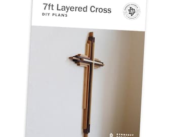 DIY 9-inch Wooden Cross Plans - Etsy