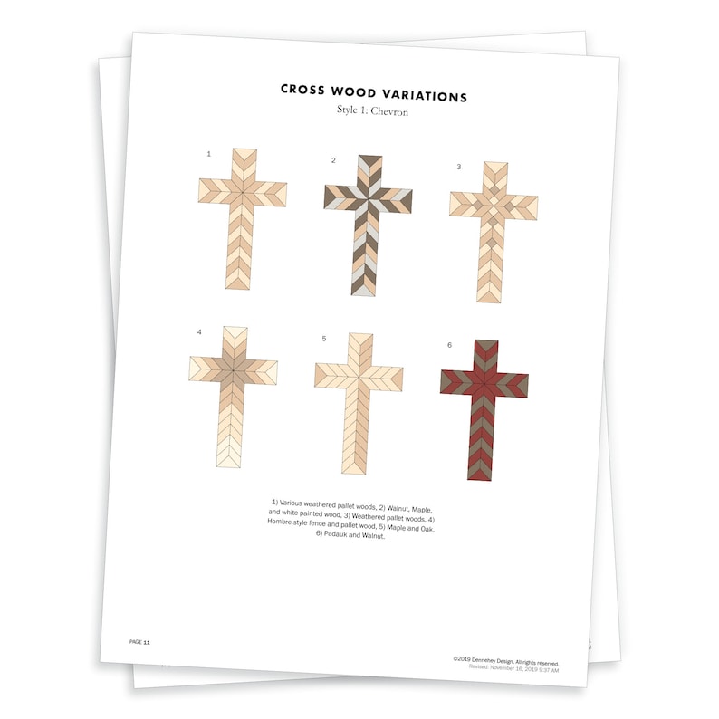 7-cross DIY Plan Bundle - Etsy