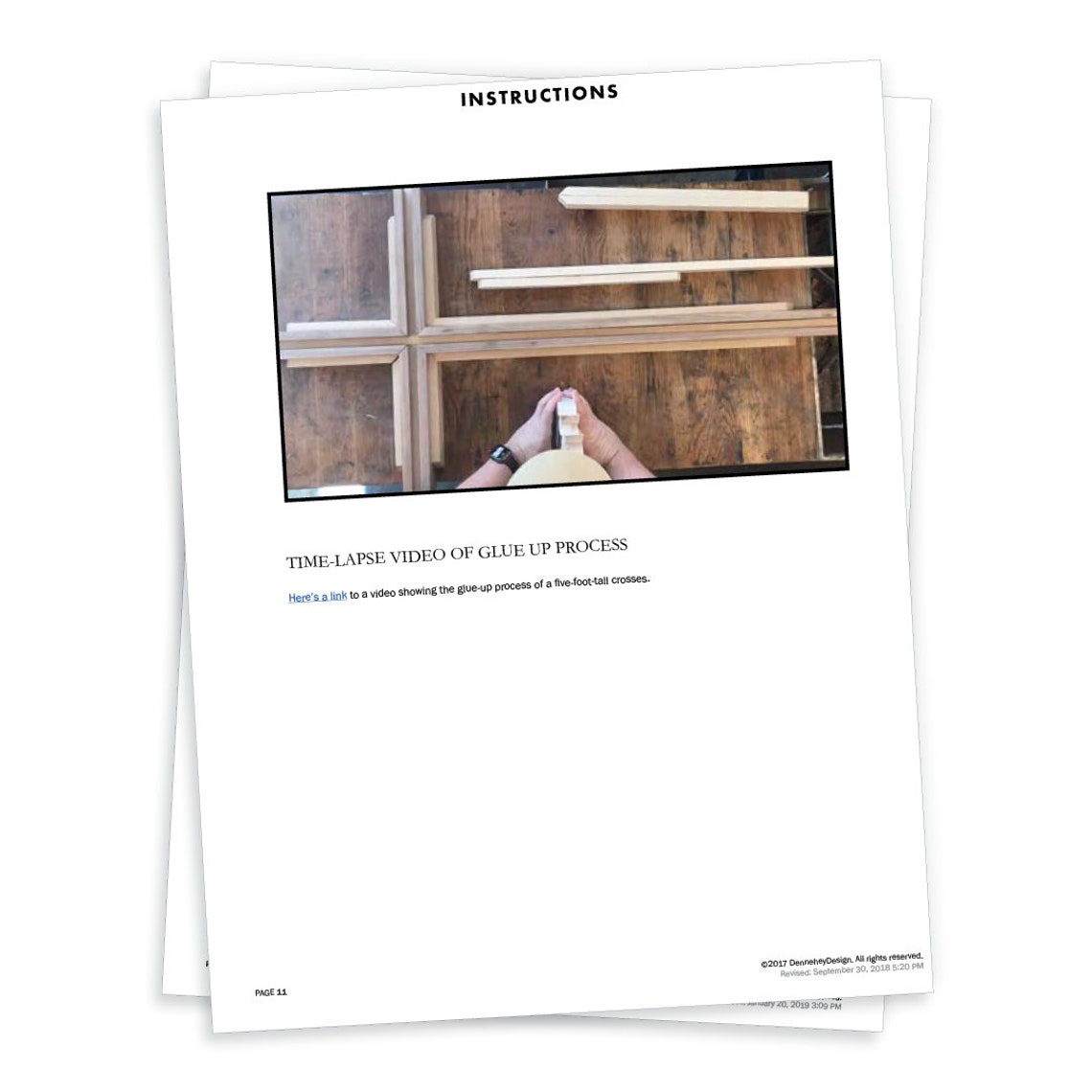 Six-foot-tall DIY Wooden Cross Plans - Etsy