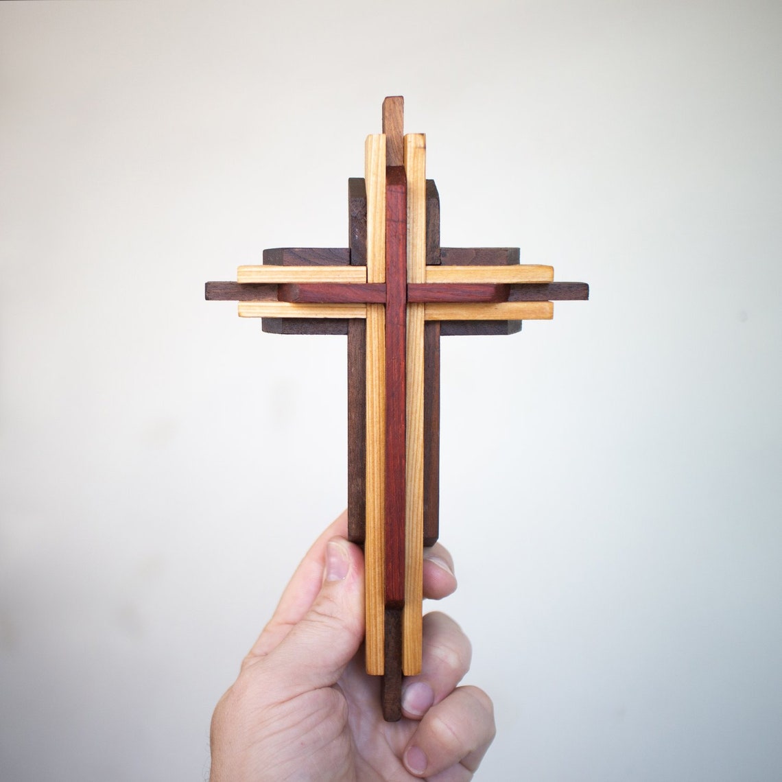 Small Layered Cross - Etsy
