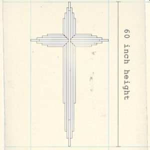 5 Foot High Wooden Cross | Etsy