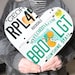 Upcycled State License Plate Hearts - Etsy