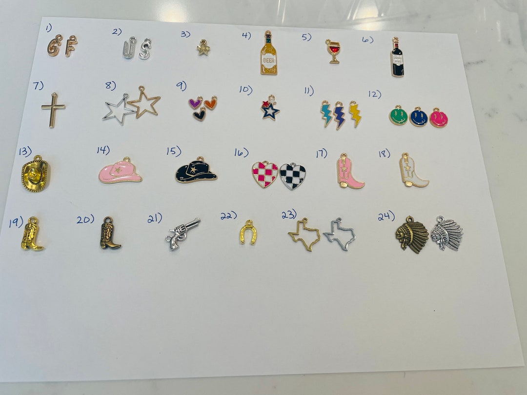 Chain Charms & Pins to Add to Any Chain or Hat - Etsy