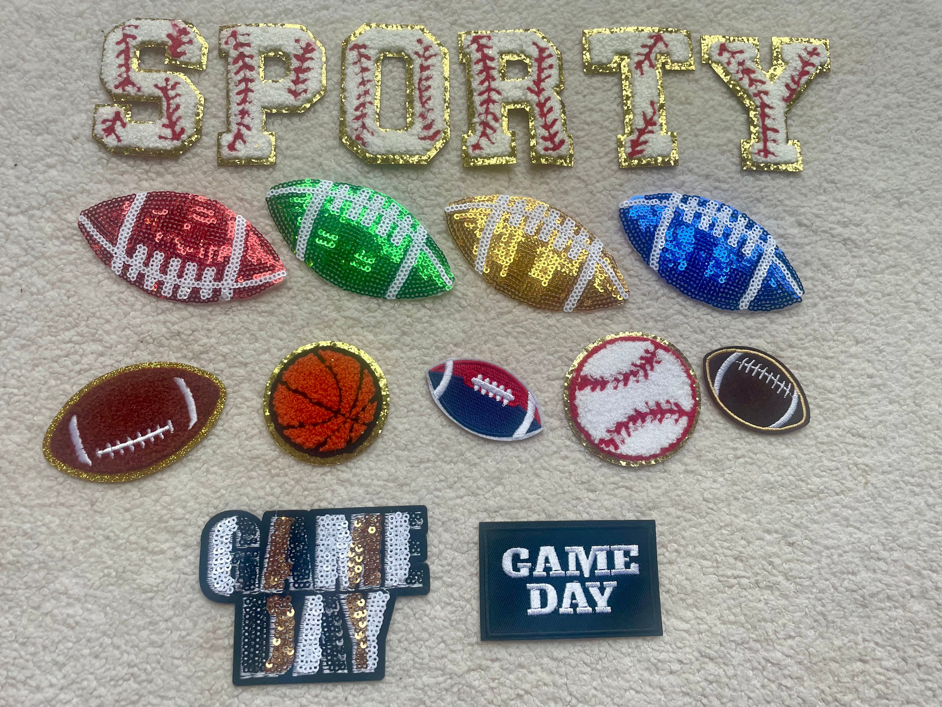 Sports Hat With Number and 3 Additional Patches - Etsy