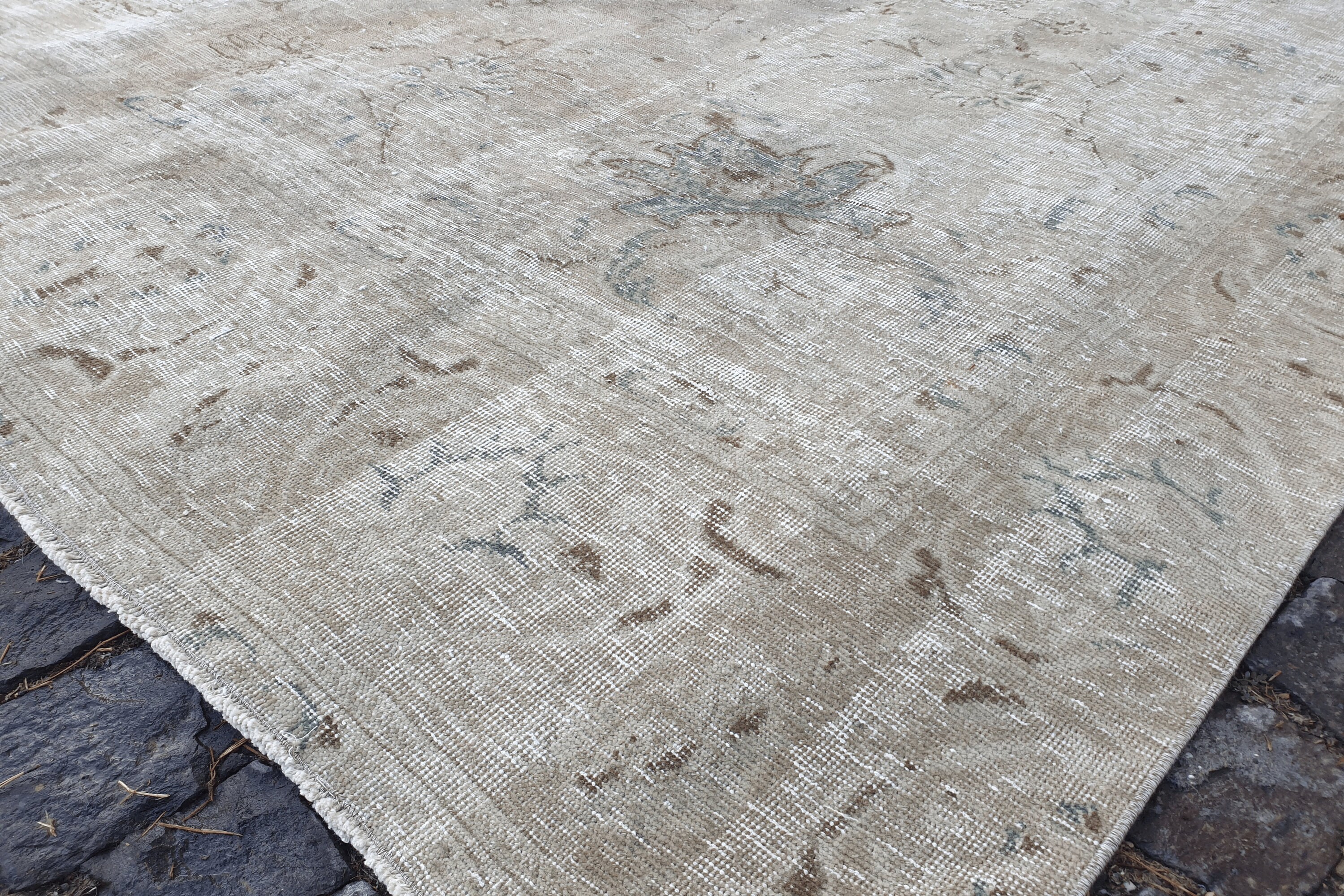 Brown Living Room Rug, Turkish Rug 9x12, Farmhouse Area Rug, Oriental ...