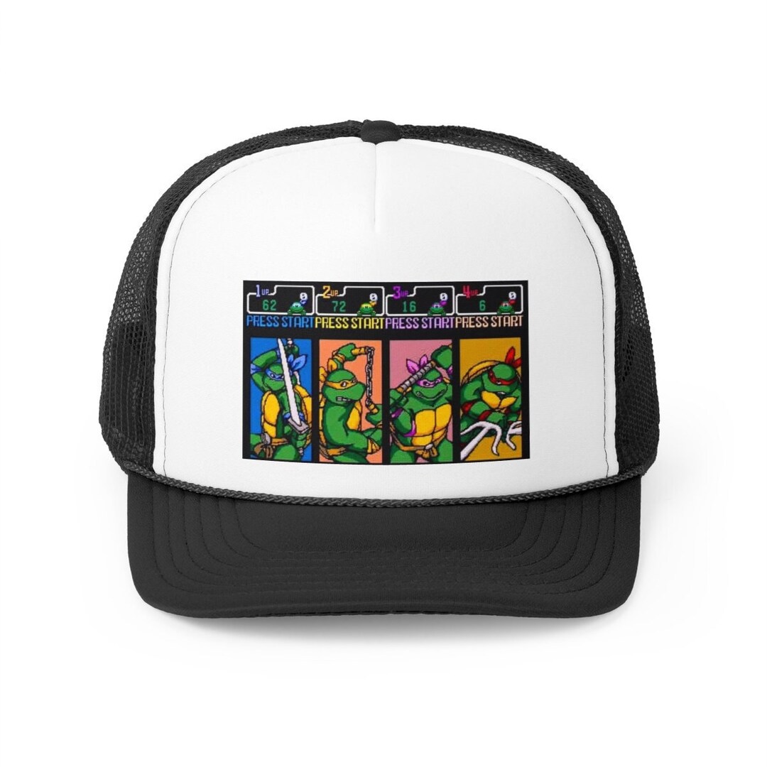 TMNT ARCADE Custom Trucker Hat - Etsy