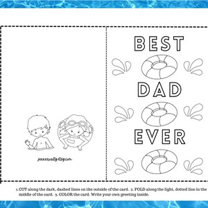 Printable Coloring Father's Day Card, Father's Day Coloring Pages for ...