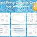 Printable Pool Party Coloring Craft, Digital Download, Kids' Activity ...