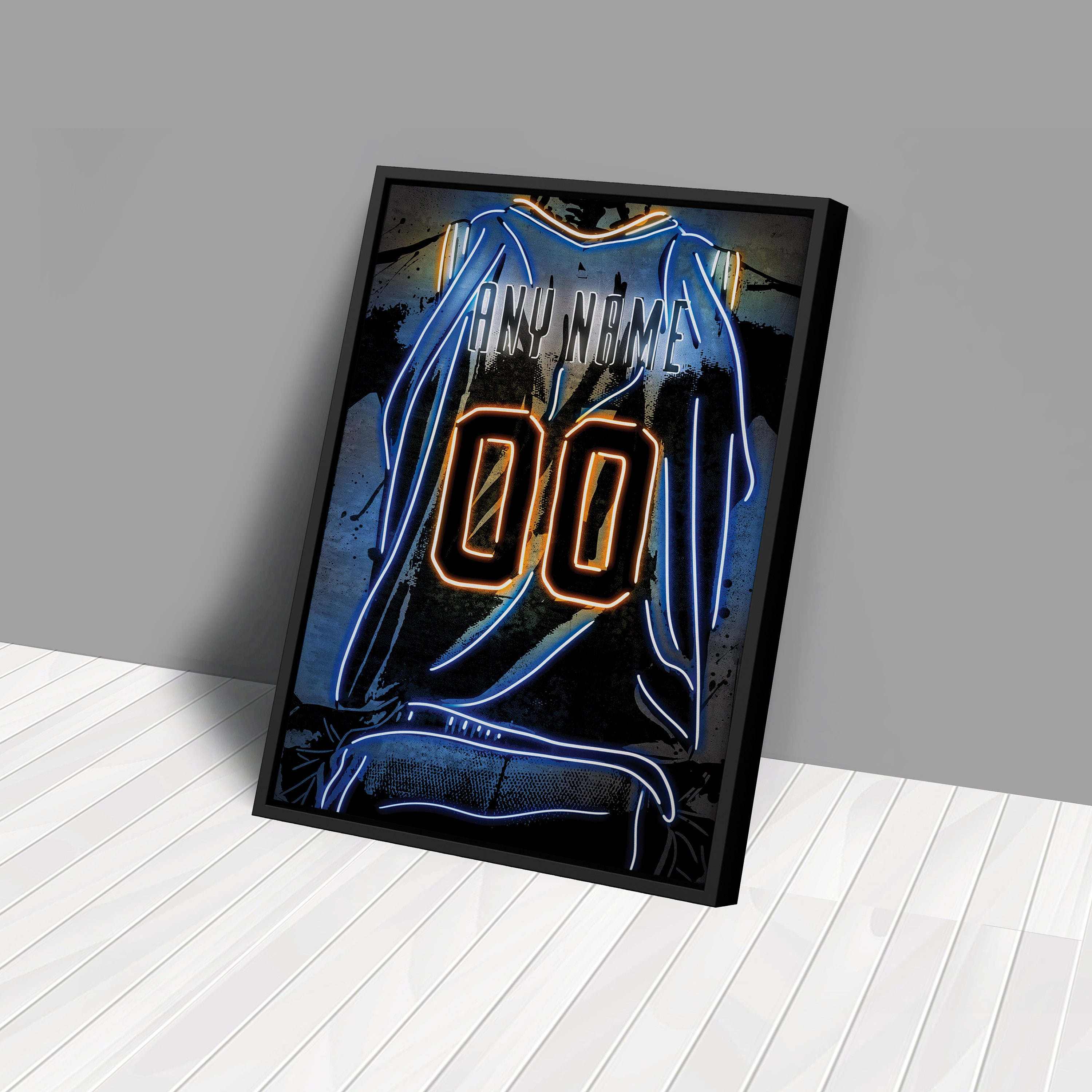 New York Knicks Jersey Neon Personalized Jersey Custom Name and Number ...