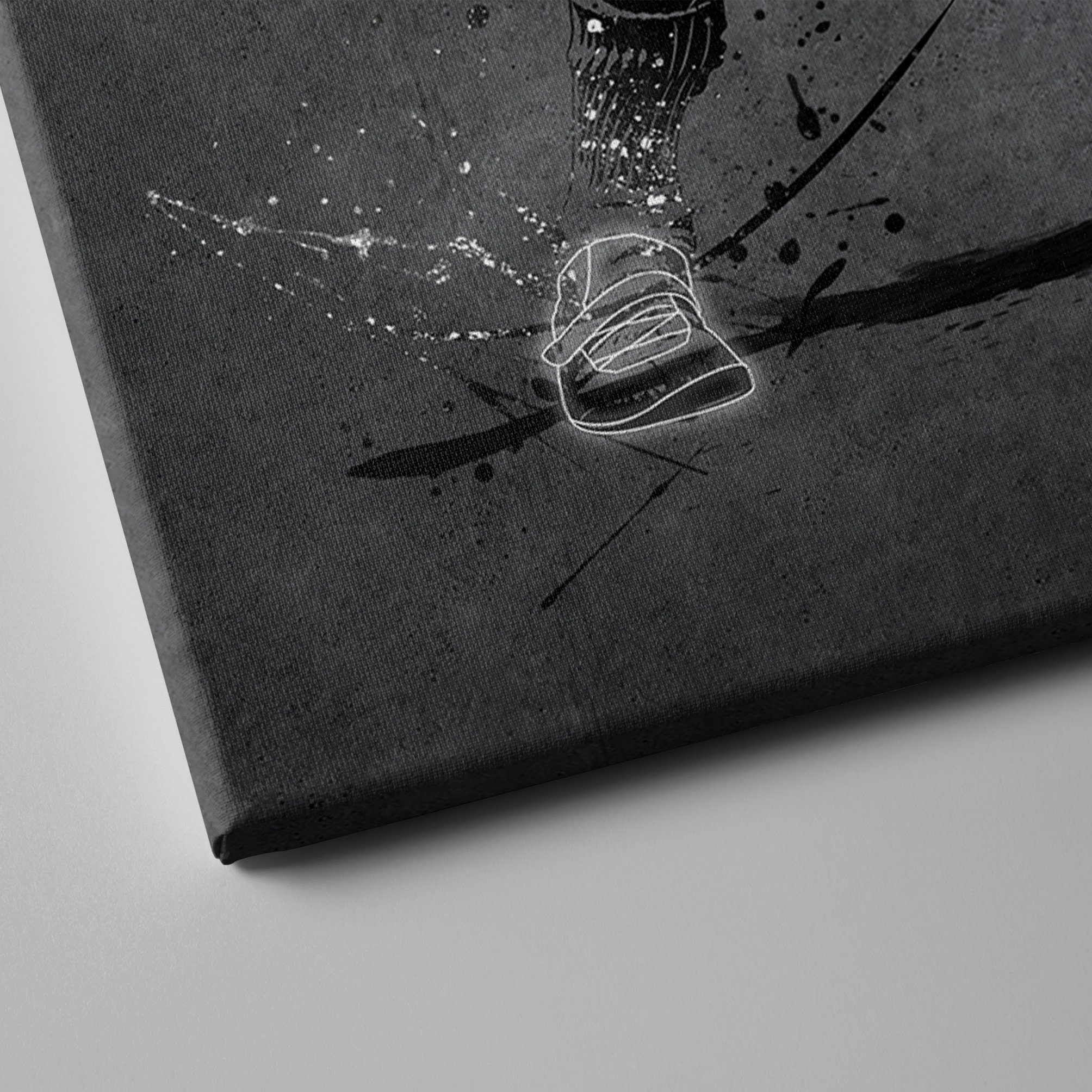 Terry Bradshaw Poster Neon Splash Pittsburgh Steelers NFL Framed Canvas ...