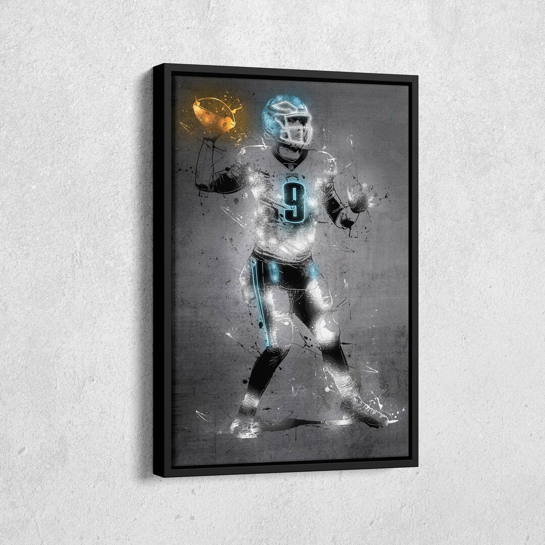 Nick Foles Poster Neon Splash Philadelphia Eagles NFL Framed Poster ...
