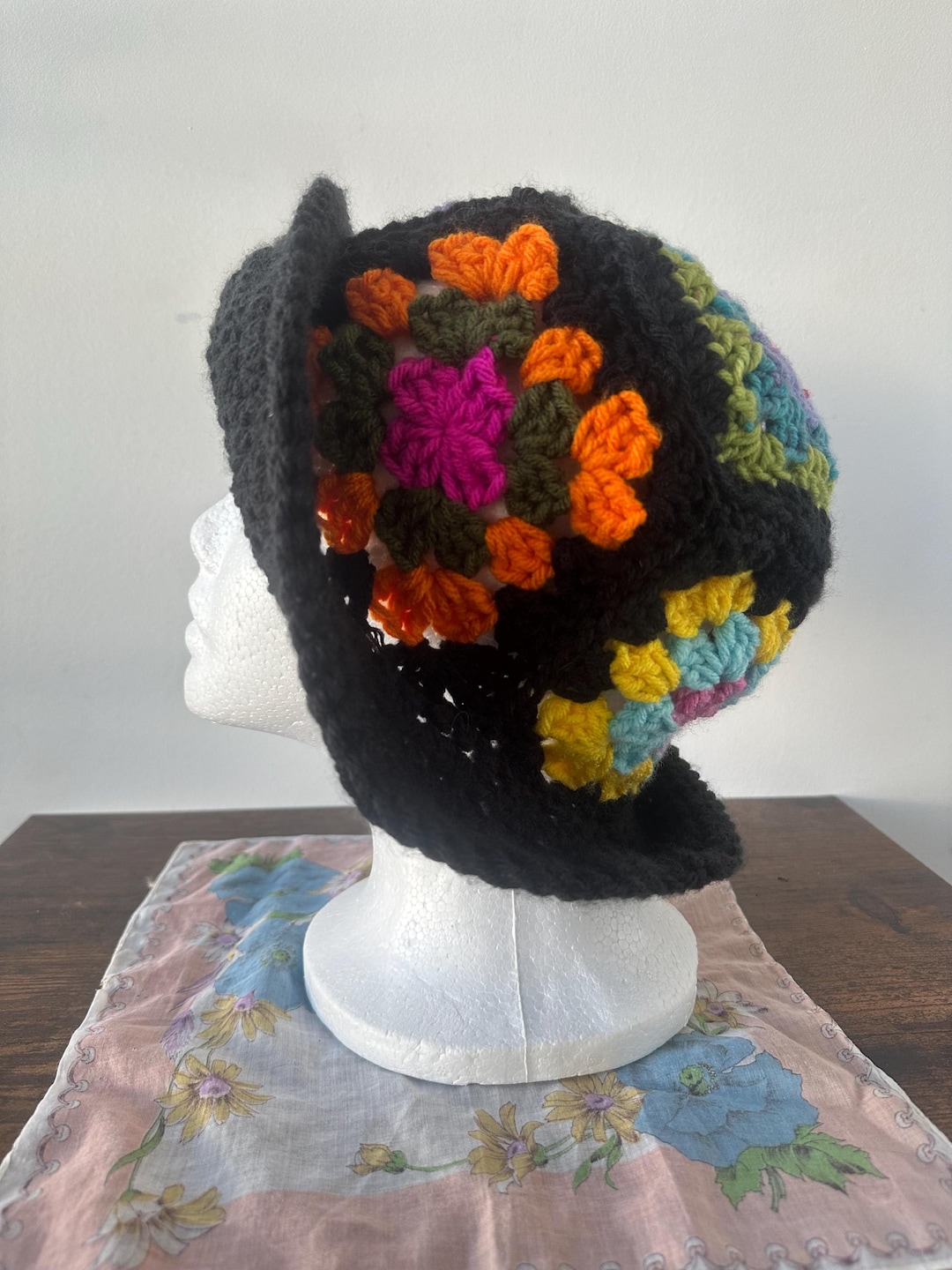 Crochet Granny Multi Colored Bucket Hat - Etsy