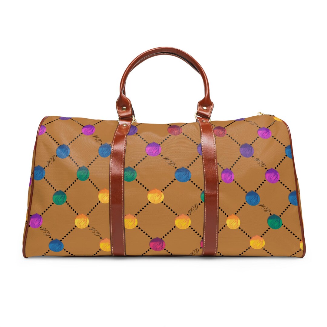 Luxe Color Drip Bag, Vibrant Chic Travel Bag, Weekender Handbag, Girls ...