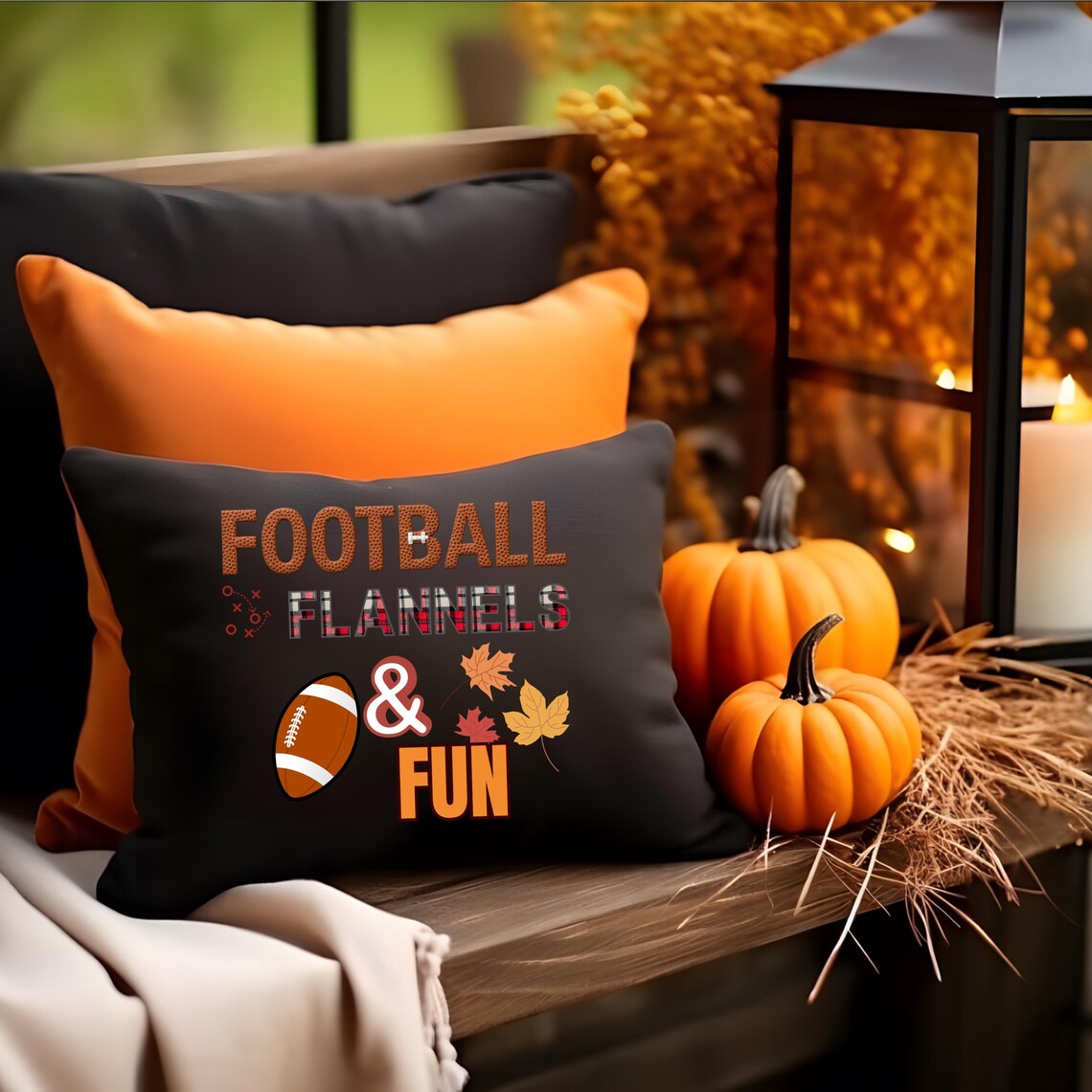Football, Flannels & Fun PNG – Digital Download, Football PNG, Flannel ...