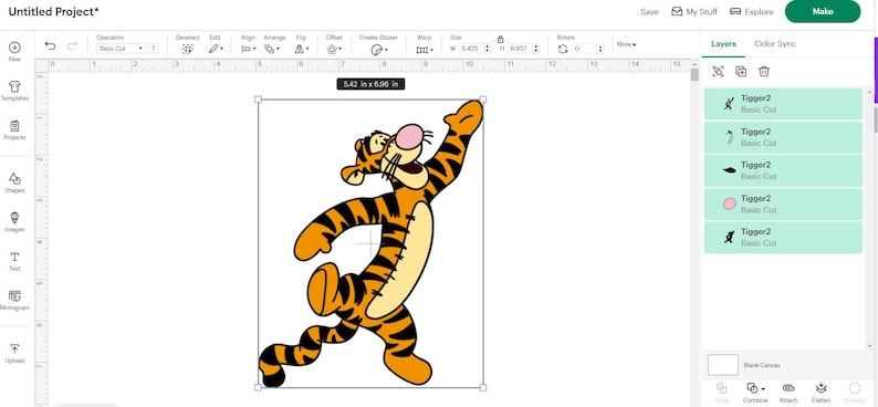 Tigger Svg, Png, Pdf, Eps, Dxf - Etsy