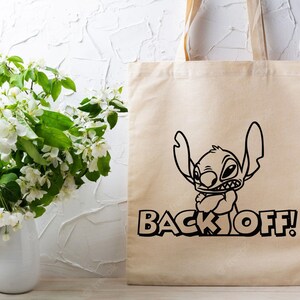 Stitch SVG, Stitch PNG, Stitch Clipart, Back off Stitch SVG, Funny Svg ...