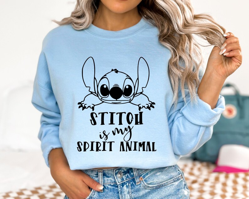Stitch SVG, Stitch is My Spirit Animal SVG, Stitch PNG, Stitch Clipart ...