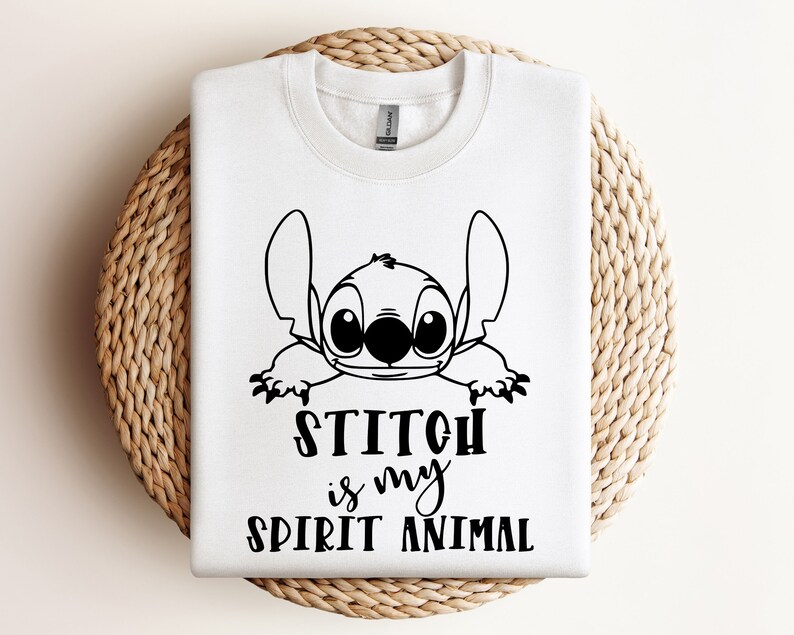 Stitch SVG, Stitch is My Spirit Animal SVG, Stitch PNG, Stitch Clipart ...
