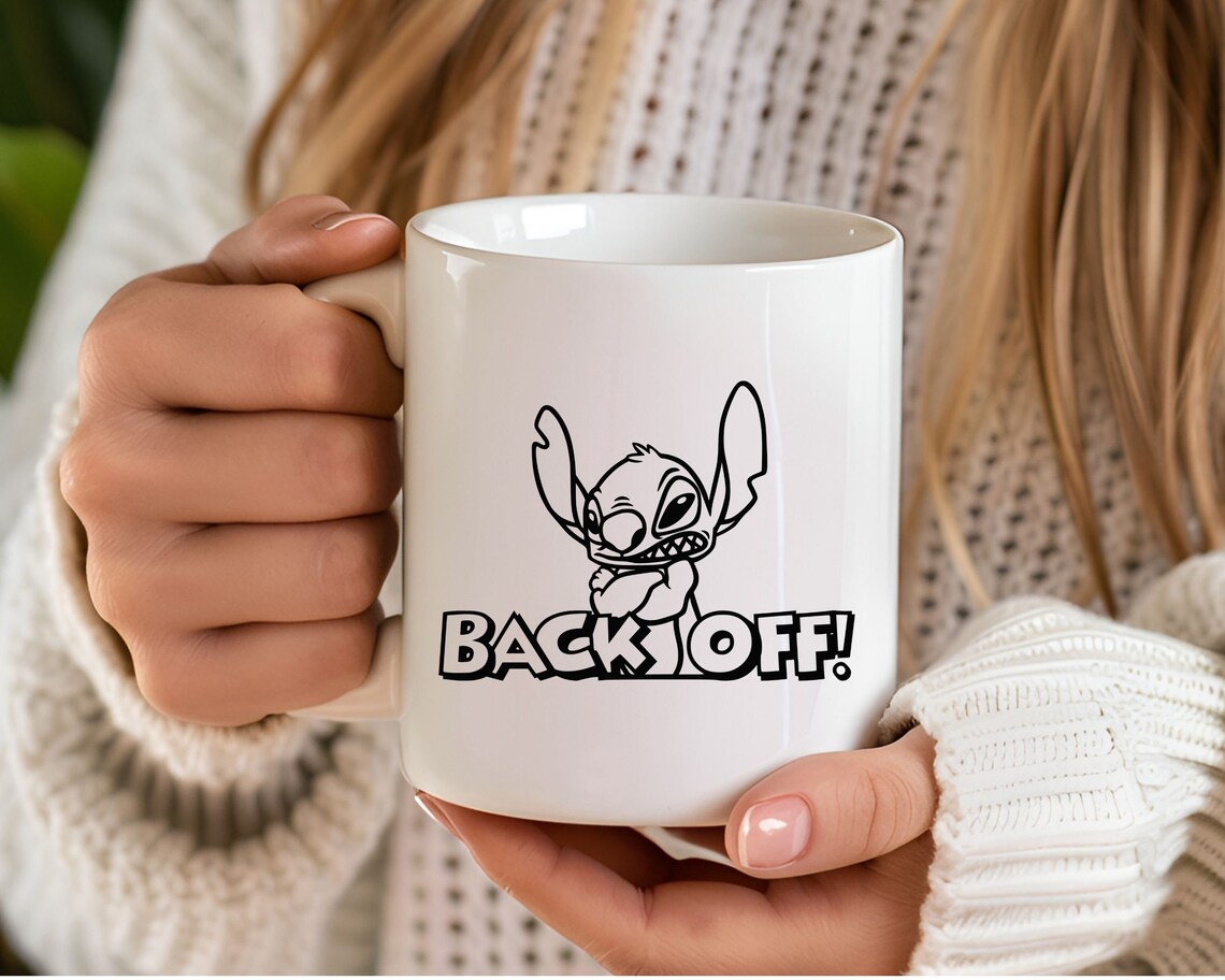 Stitch SVG, Stitch PNG, Stitch Clipart, Back off Stitch SVG, Funny Svg ...