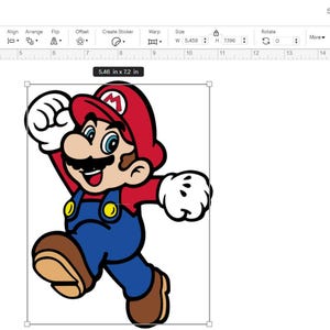 Mario Svg, Png, Pdf, Dxf - Etsy