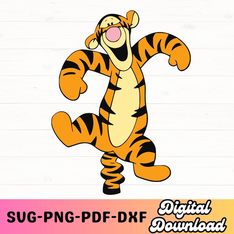 Tigger Svg - Etsy