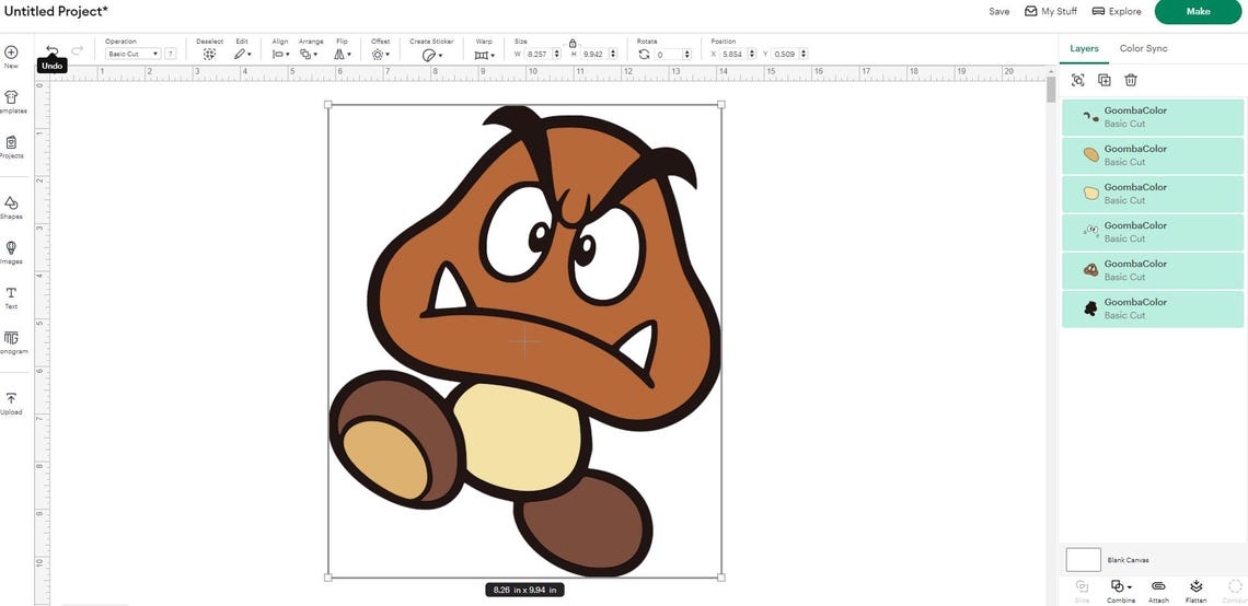 Goomba-svg, Png,pdf, Dxf Instant Download - Etsy