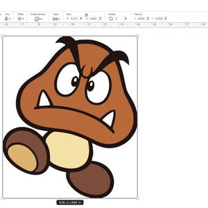 Goomba-svg, Png,pdf, Dxf Instant Download - Etsy