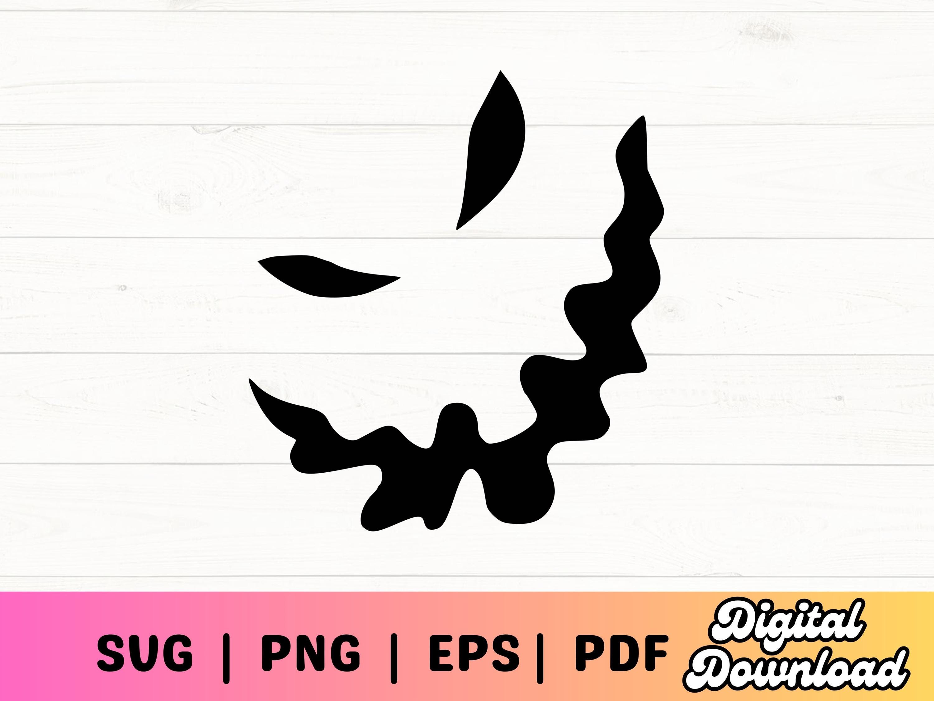 Oogie Boogie Face Svg, Pumpkin Carving Stencil, Svg, Png, Eps, Pdf ...