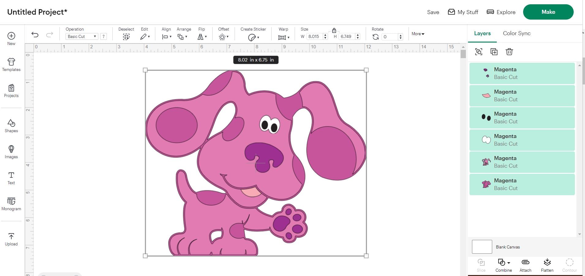 Magenta Svg, Png, Pdf, Eps, Dxf - Etsy