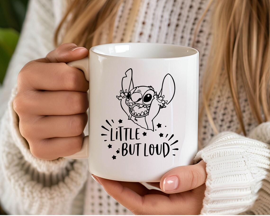 Stitch SVG, Stitch PNG, Stitch Clipart, Little but Loud Stitch SVG ...