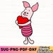 Piglet Svg, Png, Pdf, Eps, Dxf - Etsy