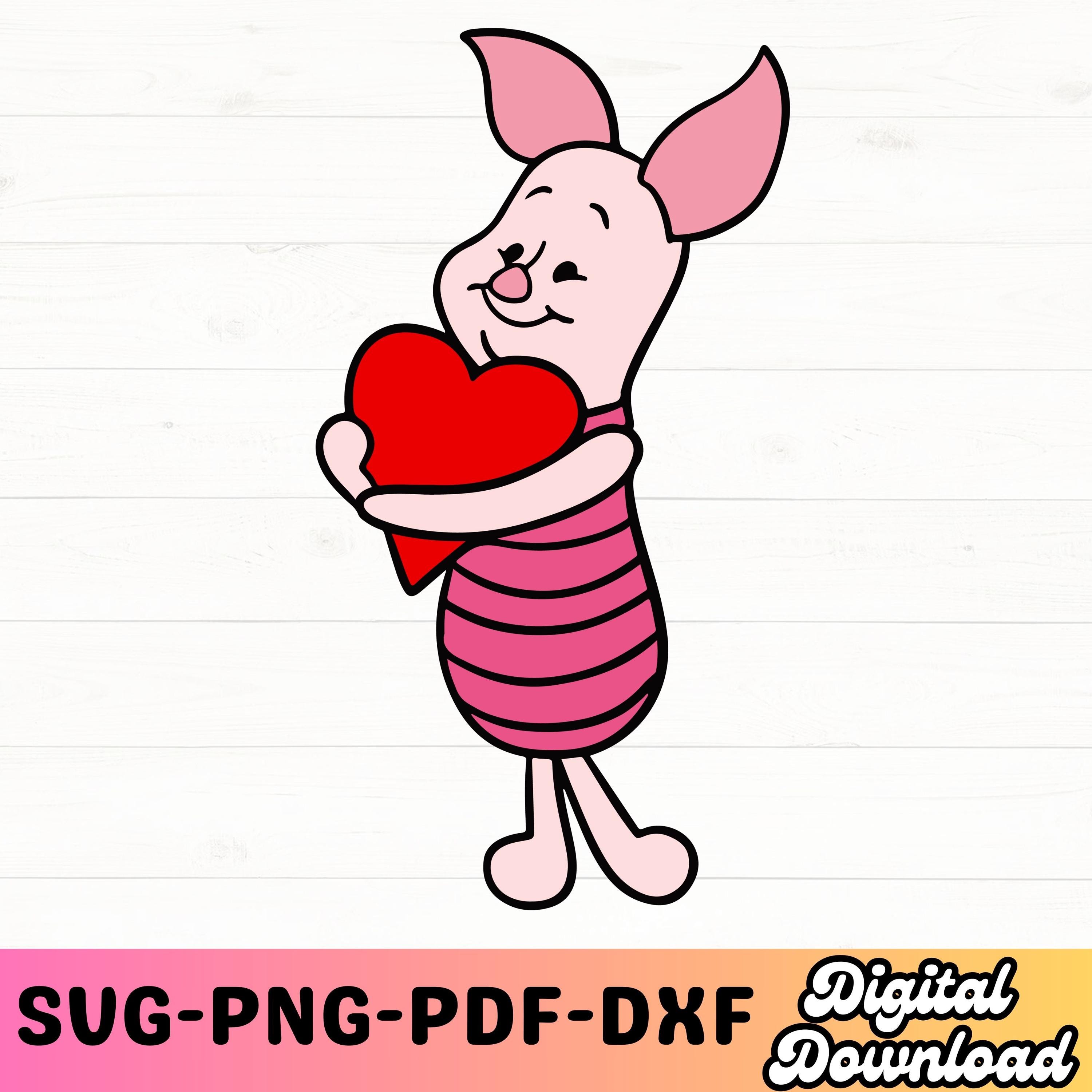 Piglet Svg, Png, Pdf, Eps, Dxf - Etsy