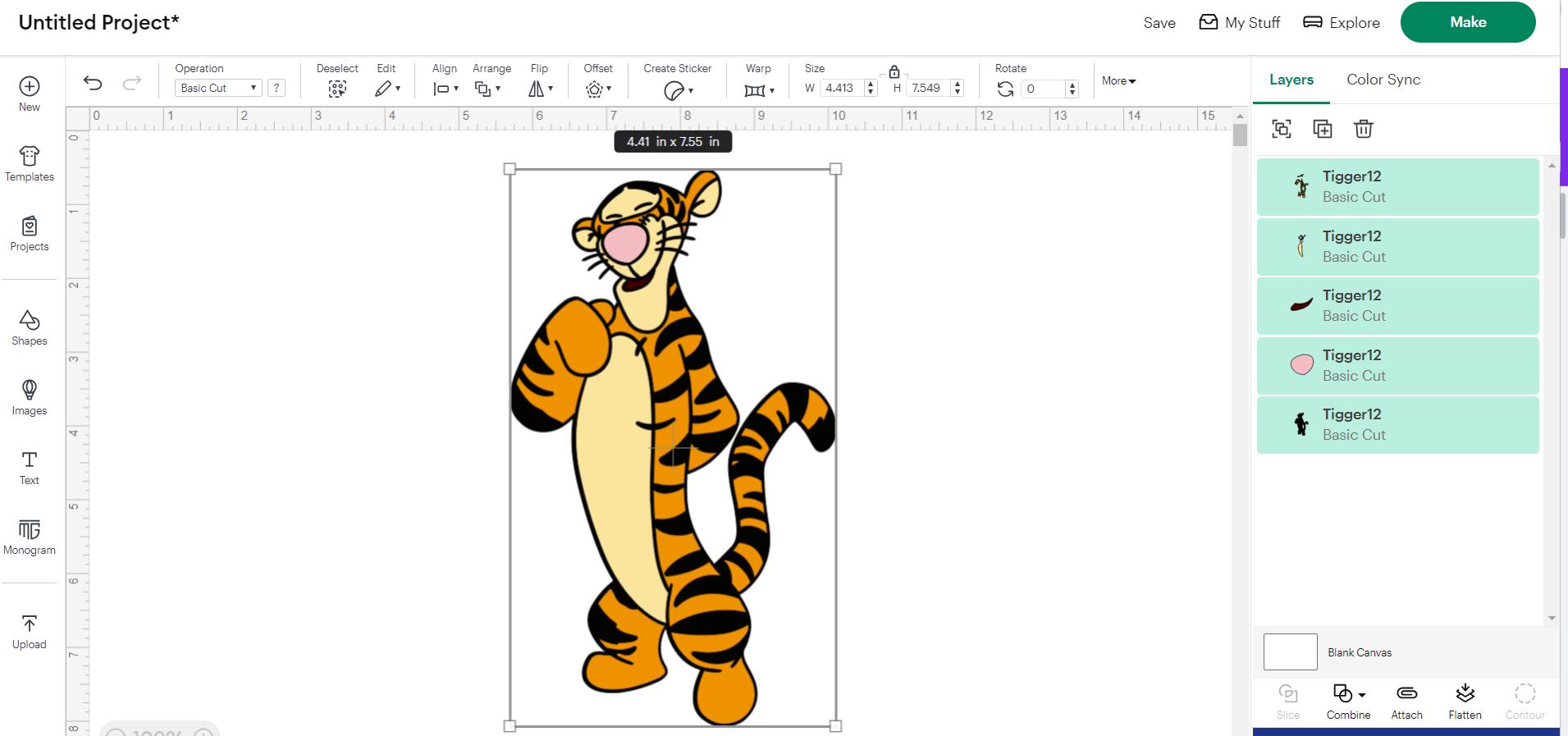 Tigger Svg, Png, Pdf, Eps, Dxf - Etsy