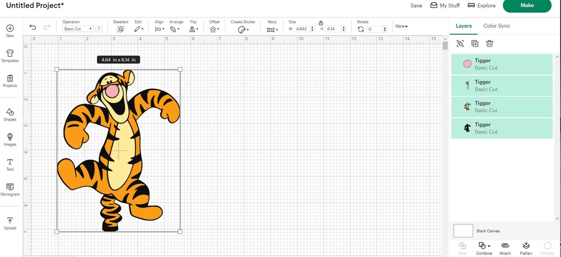 Tigger Svg, Png, Pdf, Eps, Dxf - Etsy