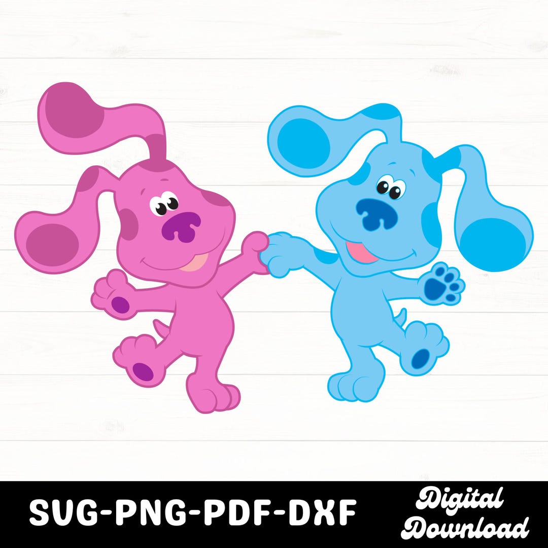 Blue's Clues Svg, Magenta Svg, Png, Pdf, Eps, Dxf - Etsy